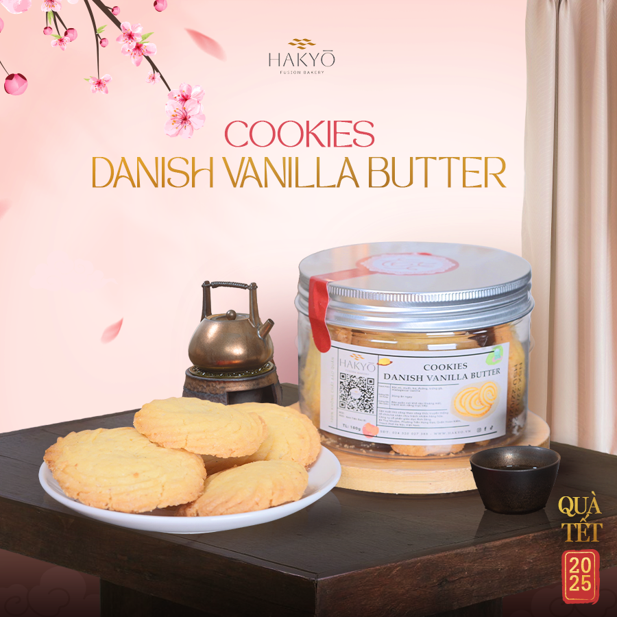 Cookies Danish Vanilla Butter - Hakyo Fusion Bakery